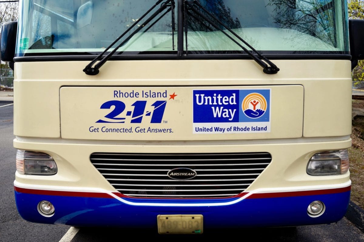 2-1-1 RV Front View - United Way of Rhode Island